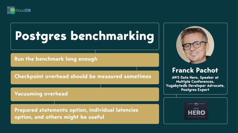 Postgres benchmarking with pgbench - Podcast with Franck #postgresql ... Postgres benchmarking with pgbench - Podcast with Franck #postgresql ...