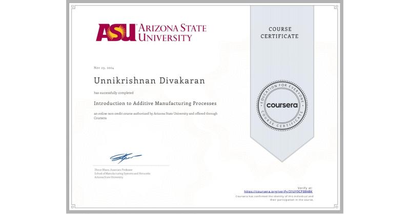 Dr Unnikrishnan Divakaran, PhD on LinkedIn: Completion Certificate for ... Dr Unnikrishnan Divakaran, PhD on LinkedIn: Completion Certificate for ...