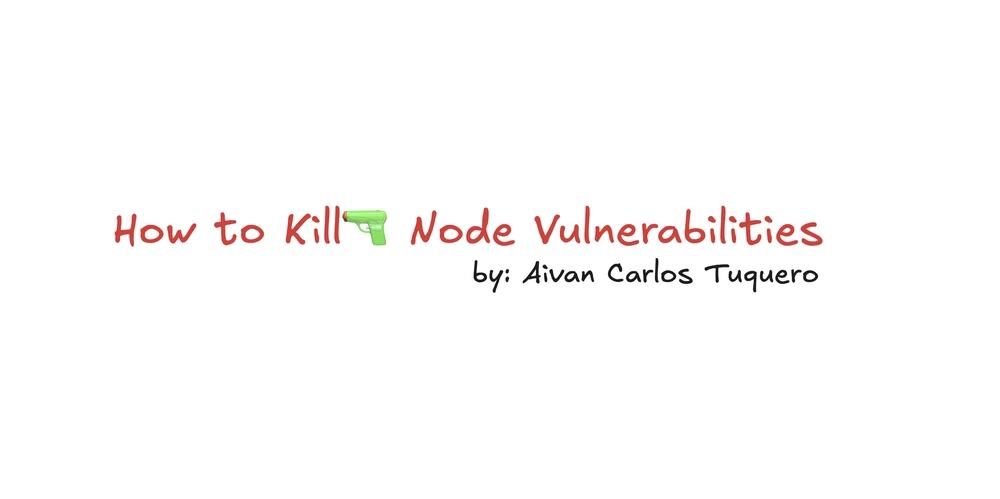 NODEJS.MD on LinkedIn: How to Kill Vulnerabilities in Your Node.js App ... NODEJS.MD on LinkedIn: How to Kill Vulnerabilities in Your Node.js App ...