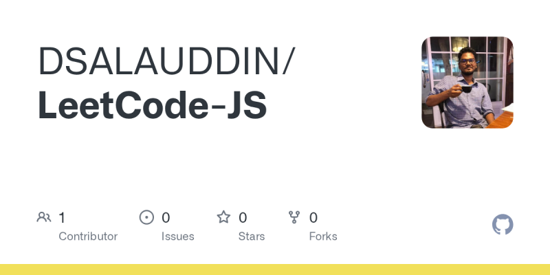 Md. Alauddin Mazumder on LinkedIn: LeetCode-JS/Array/04 Median of Two ... Md. Alauddin Mazumder on LinkedIn: LeetCode-JS/Array/04 Median of Two ...