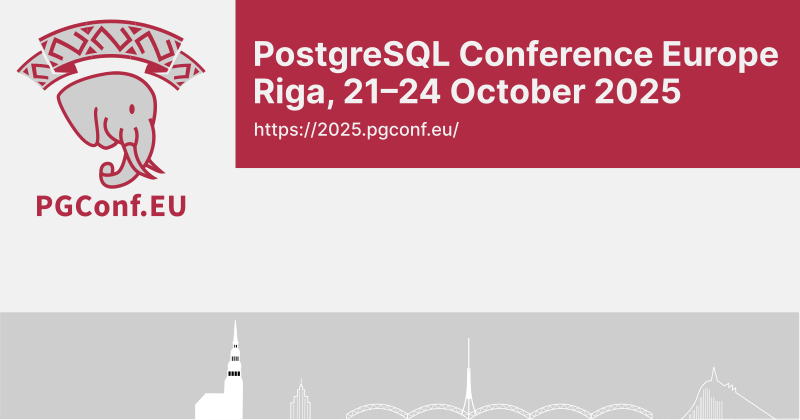 PostgreSQL Conference Europe 2025 | Valeria Kaplan PostgreSQL Conference Europe 2025 | Valeria Kaplan