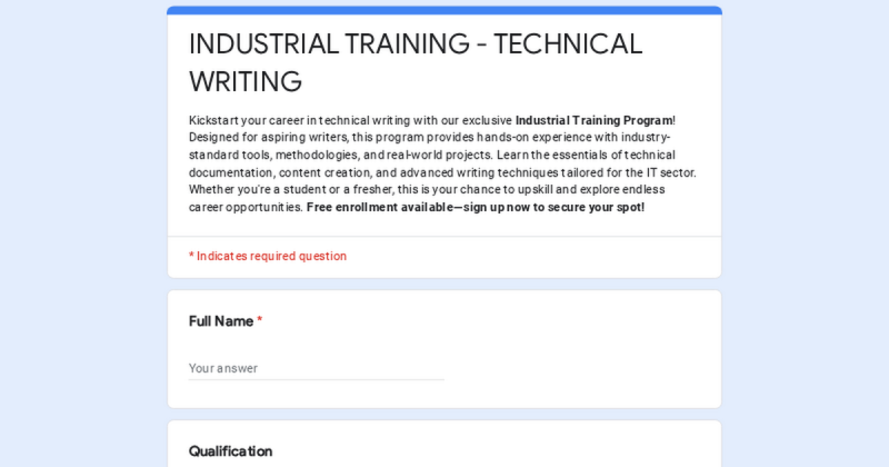 Aanchal Kumari on LinkedIn: INDUSTRIAL TRAINING - TECHNICAL WRITING Aanchal Kumari on LinkedIn: INDUSTRIAL TRAINING - TECHNICAL WRITING