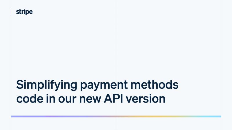 Szymon Galazka on LinkedIn: Simplifying payment methods code in our new ... Szymon Galazka on LinkedIn: Simplifying payment methods code in our new ...