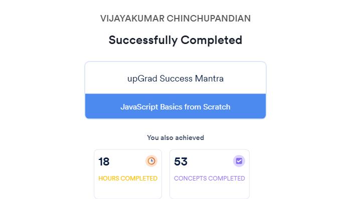 Vijay Kumar C P on LinkedIn: #javascript #learning #webdevelopment Vijay Kumar C P on LinkedIn: #javascript #learning #webdevelopment