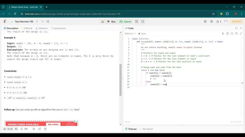 Shadman Mahmood Khan Pathan on LinkedIn: LeetCode Problem - Merge ... Shadman Mahmood Khan Pathan on LinkedIn: LeetCode Problem - Merge ...