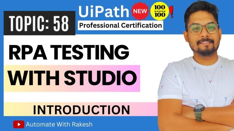 Rakesh Kumar Behera on LinkedIn: Introduction to RPA Testing with ... Rakesh Kumar Behera on LinkedIn: Introduction to RPA Testing with ...