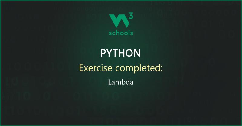 Arya Manoj on LinkedIn: Completed Exercise: Python Lambda Arya Manoj on LinkedIn: Completed Exercise: Python Lambda