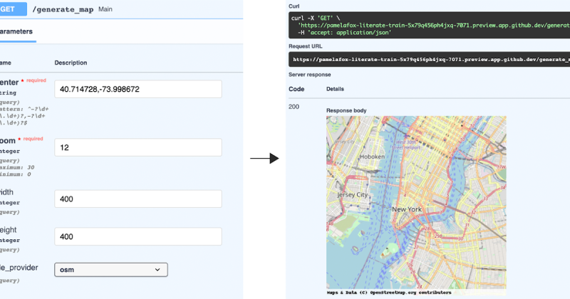 Writing a static maps API with FastAPI and Azure | Lee Stott Writing a static maps API with FastAPI and Azure | Lee Stott