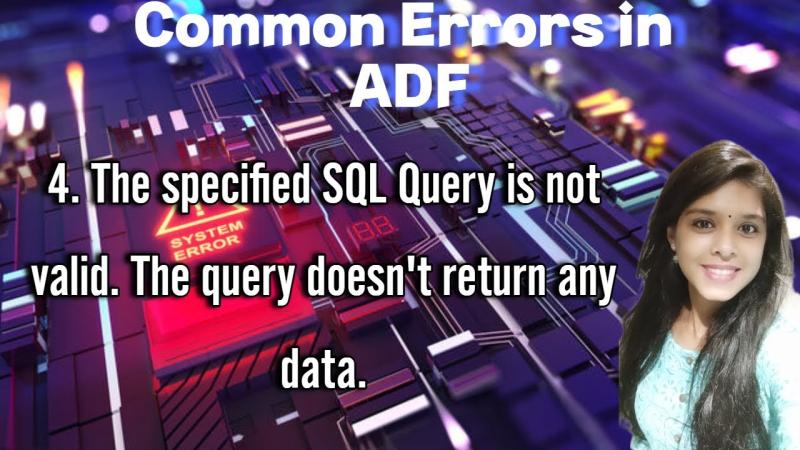 Annu Kumari on LinkedIn: 4. The specified SQL Query is not valid. The ... Annu Kumari on LinkedIn: 4. The specified SQL Query is not valid. The ...