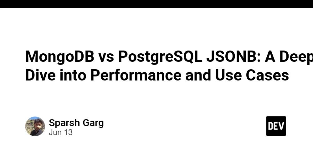 I've always been curious about how MongoDB stacks up against PostgreSQL ... I've always been curious about how MongoDB stacks up against PostgreSQL ...