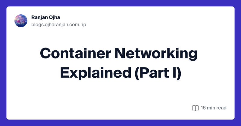 techbeatly on LinkedIn: Container Networking Explained (Part I) techbeatly on LinkedIn: Container Networking Explained (Part I)