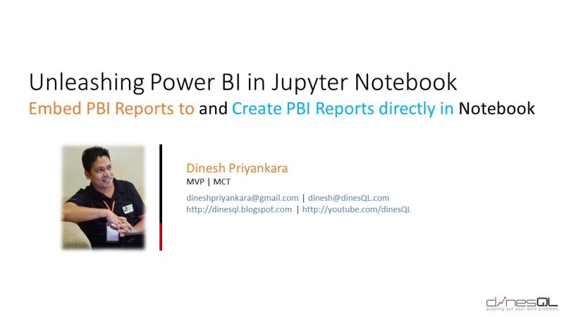 Dinesh Priyankara on LinkedIn: Unleashing Power BI in Jupyter Notebook Dinesh Priyankara on LinkedIn: Unleashing Power BI in Jupyter Notebook