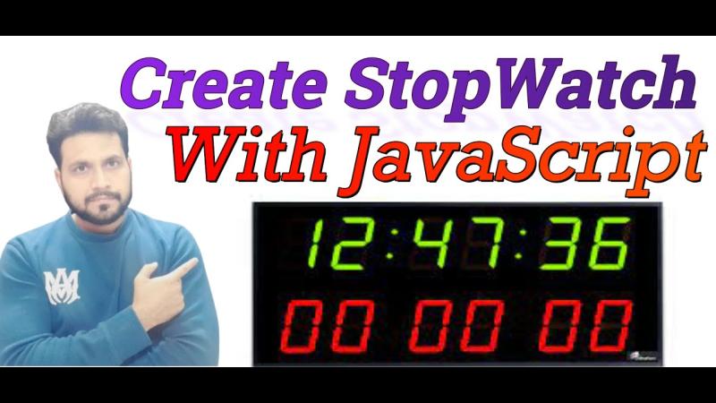 Rajesh sajwani on LinkedIn: Create A Stopwatch Using JavaScript | Make ... Rajesh sajwani on LinkedIn: Create A Stopwatch Using JavaScript | Make ...