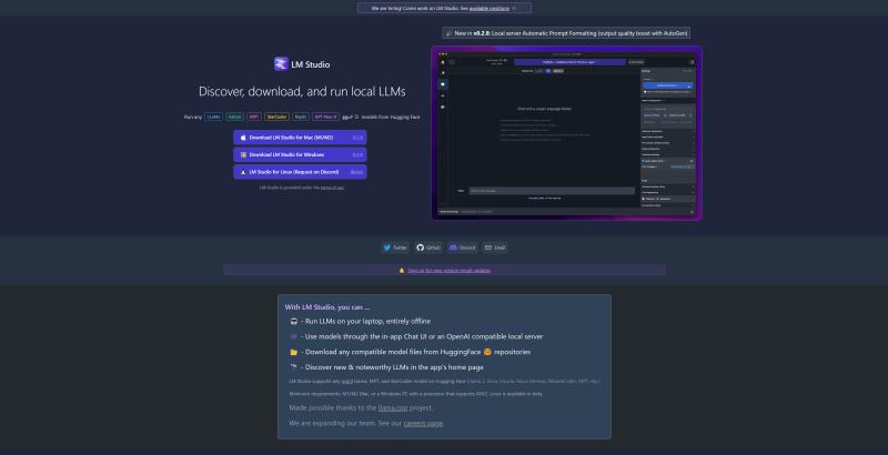Sabir Asheed on LinkedIn: Run local LLMs with ease on Mac and Windows ... Sabir Asheed on LinkedIn: Run local LLMs with ease on Mac and Windows ...