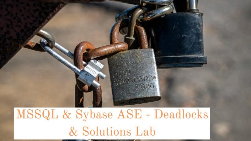 Pranaw Kumar on LinkedIn: MSSQL & Sybase Deadlocks & Solutions Lab Pranaw Kumar on LinkedIn: MSSQL & Sybase Deadlocks & Solutions Lab