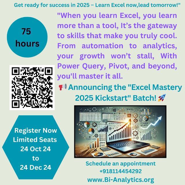 Advanced MS EXCEL, Power Query, Power BI skills for Business ... Advanced MS EXCEL, Power Query, Power BI skills for Business ...