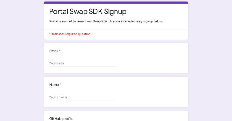 Portal to Bitcoin on LinkedIn: Portal Swap SDK Signup Portal to Bitcoin on LinkedIn: Portal Swap SDK Signup