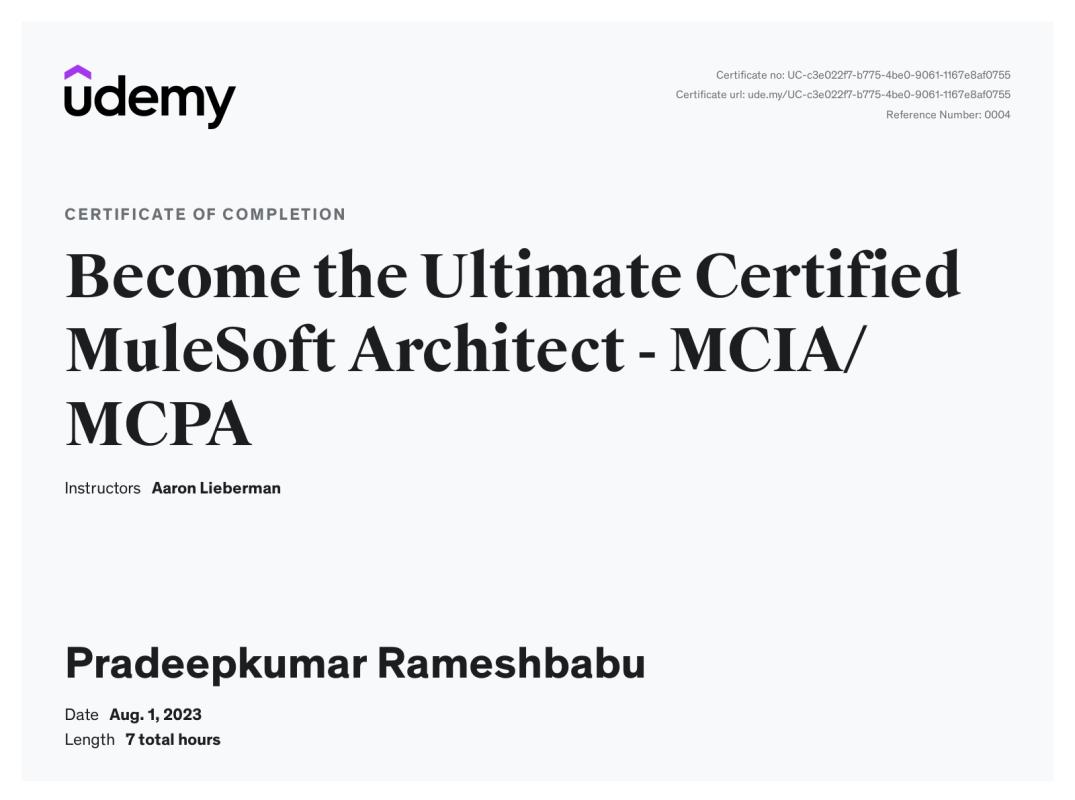 Pradeep Kumar on LinkedIn: Udemy Course Completion Certificate Pradeep Kumar on LinkedIn: Udemy Course Completion Certificate