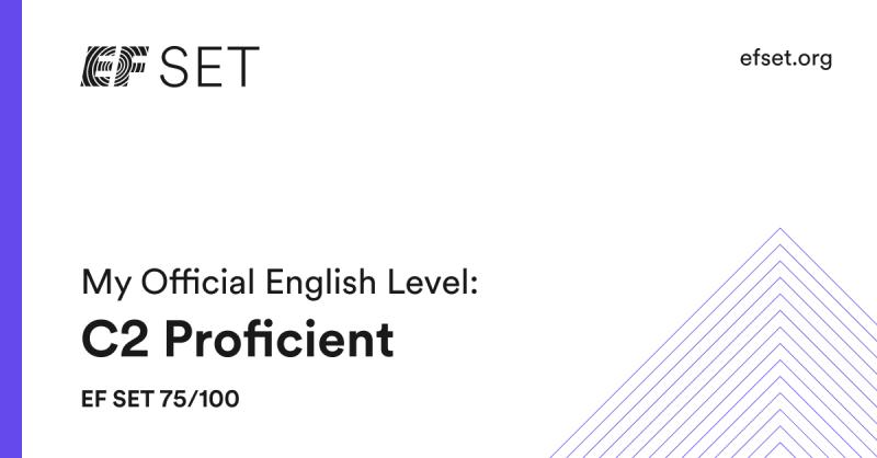Mauricio Mahmud Sánchez on LinkedIn: Official EF SET Certificate ... Mauricio Mahmud Sánchez on LinkedIn: Official EF SET Certificate ...