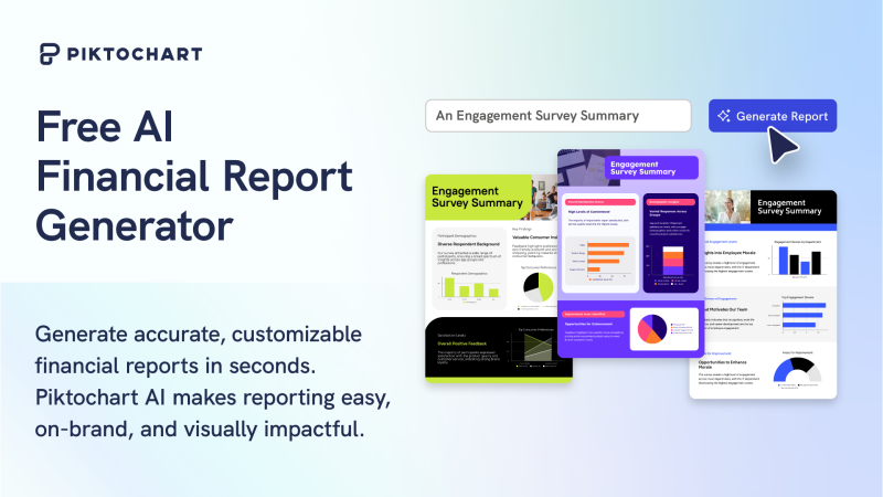 Piktochart on LinkedIn: AI Financial Report Generator - Accurate ... Piktochart on LinkedIn: AI Financial Report Generator - Accurate ...