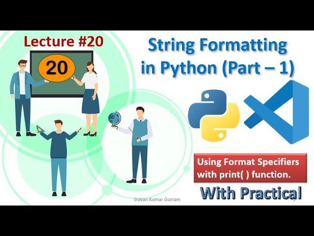 #20.String Formatting with Format Specifiers in Python || String ... #20.String Formatting with Format Specifiers in Python || String ...