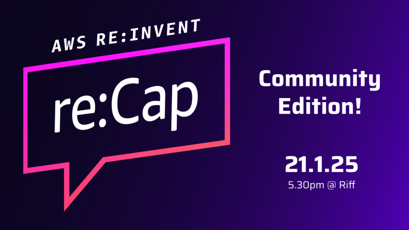 Darryl Salisbury on LinkedIn: re:Invent re:Cap Community Edition! Darryl Salisbury on LinkedIn: re:Invent re:Cap Community Edition!