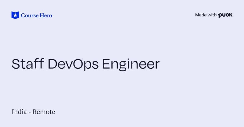 Bharath Kumar Reddy on LinkedIn: Staff Software Engineer- DevOps Bharath Kumar Reddy on LinkedIn: Staff Software Engineer- DevOps
