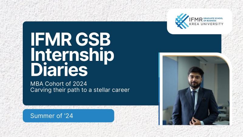 Krea University on LinkedIn: Summer of '24 - IFMR GSB Internship ... Krea University on LinkedIn: Summer of '24 - IFMR GSB Internship ...