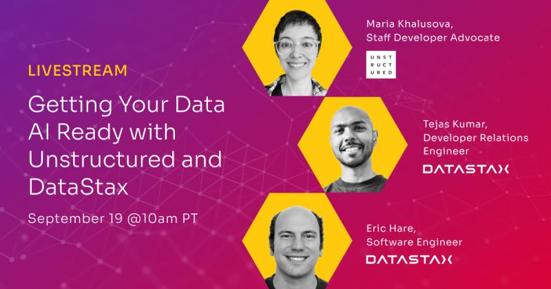unstructured.io on LinkedIn: Get Your Data AI Ready with Unstructured ... unstructured.io on LinkedIn: Get Your Data AI Ready with Unstructured ...