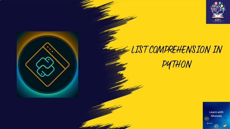 Ghousia Parveen Taj on LinkedIn: LIST COMPREHENSION IN PYTHON Ghousia Parveen Taj on LinkedIn: LIST COMPREHENSION IN PYTHON