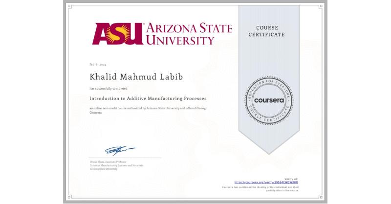 Khalid Mahmud Labib on LinkedIn: Completion Certificate for ... Khalid Mahmud Labib on LinkedIn: Completion Certificate for ...