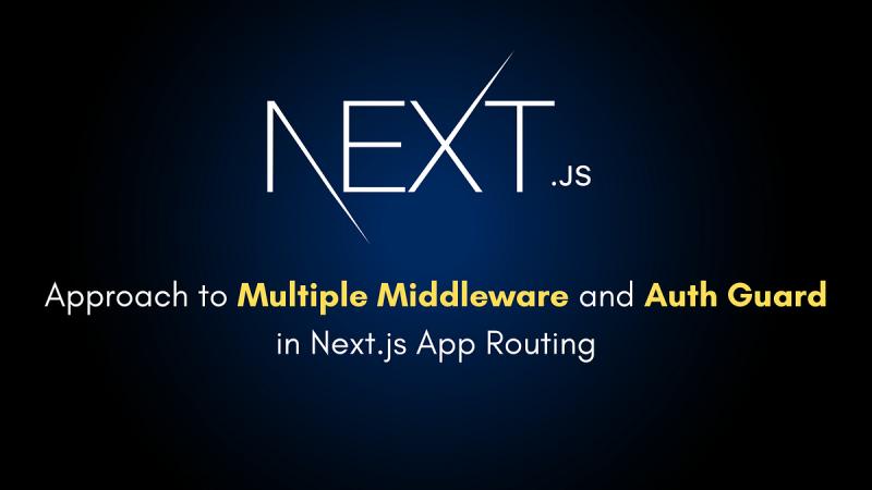 Aidid Alam on LinkedIn: Approach to Multiple Middleware and Auth Guard ... Aidid Alam on LinkedIn: Approach to Multiple Middleware and Auth Guard ...