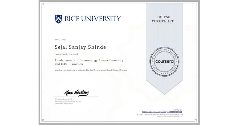 Dr. Sejal Shinde, BDS, MS on LinkedIn: Completion Certificate for ... Dr. Sejal Shinde, BDS, MS on LinkedIn: Completion Certificate for ...