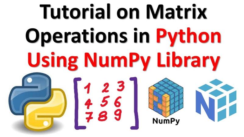 Aleksandar Haber on LinkedIn: Tutorial on Matrix Operations in Python ... Aleksandar Haber on LinkedIn: Tutorial on Matrix Operations in Python ...