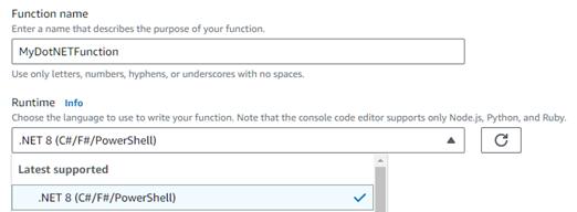Alexander Dragunov on LinkedIn: Introducing the .NET 8 runtime for AWS ... Alexander Dragunov on LinkedIn: Introducing the .NET 8 runtime for AWS ...