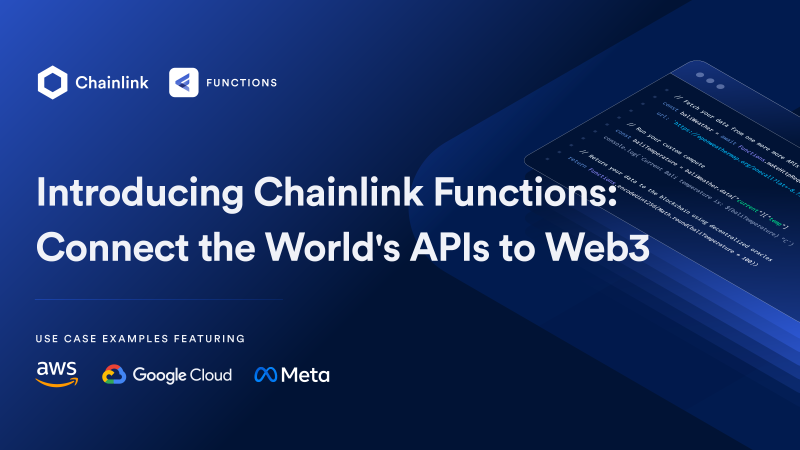 Chris O. on LinkedIn: Introducing Chainlink Functions: Connect the ... Chris O. on LinkedIn: Introducing Chainlink Functions: Connect the ...