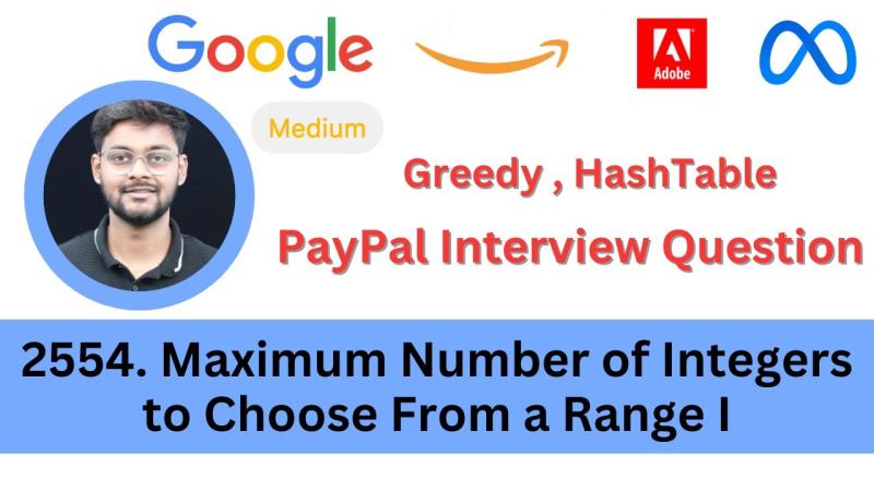 Code Harmony on LinkedIn: LeetCode 2554 Maximum Number of Integers to ... Code Harmony on LinkedIn: LeetCode 2554 Maximum Number of Integers to ...