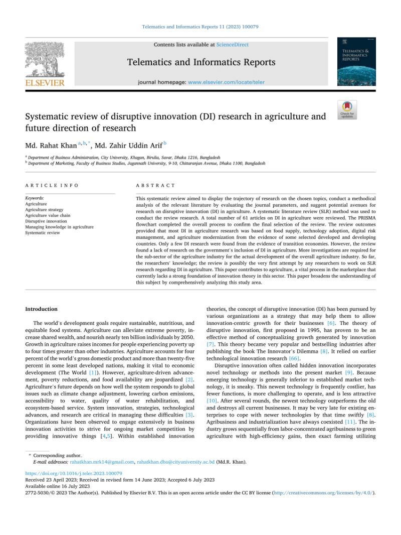 Professor Md. Zahir Uddin Arif on LinkedIn: (PDF) Systematic Review of ... Professor Md. Zahir Uddin Arif on LinkedIn: (PDF) Systematic Review of ...