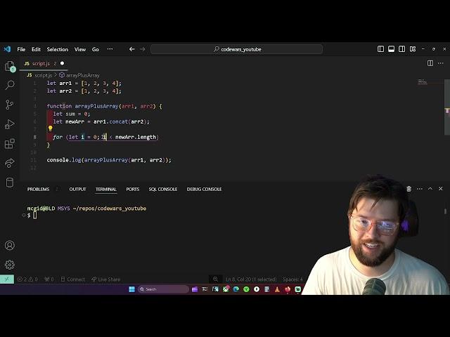 Back with another JavaScript challenge: https://lnkd.in/gGpW_h-S | Doug ... Back with another JavaScript challenge: https://lnkd.in/gGpW_h-S | Doug ...