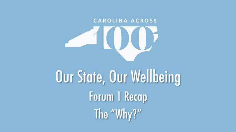 ncIMPACT Initiative on LinkedIn: Our State, Our Wellbeing Forum 1 ncIMPACT Initiative on LinkedIn: Our State, Our Wellbeing Forum 1