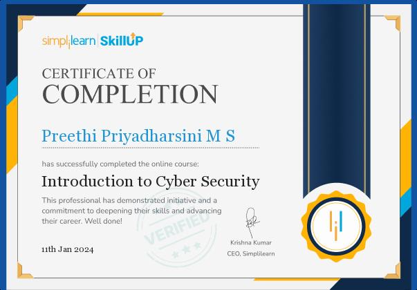 Preethi Priyadharsini M S on LinkedIn: Preethi Priyadharsini M S has ... Preethi Priyadharsini M S on LinkedIn: Preethi Priyadharsini M S has ...