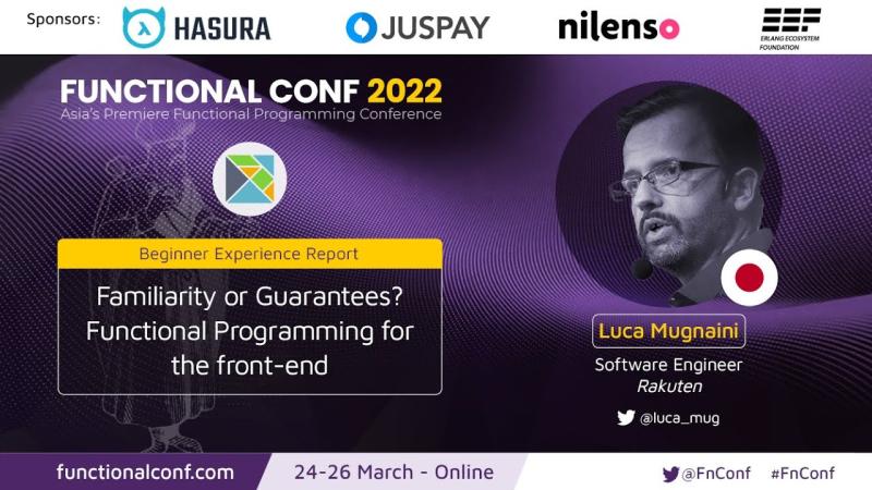 Functional Conference on LinkedIn: Familiarity or Guarantees ... Functional Conference on LinkedIn: Familiarity or Guarantees ...