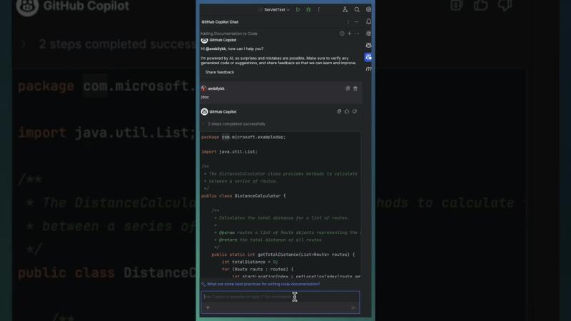Ambily KK on LinkedIn: Generate Javadoc with GitHub Copilot # ... Ambily KK on LinkedIn: Generate Javadoc with GitHub Copilot # ...