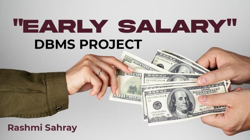 Understanding ER diagram on Early Salary | DBMS | LPU | Rashmi Sahray Understanding ER diagram on Early Salary | DBMS | LPU | Rashmi Sahray