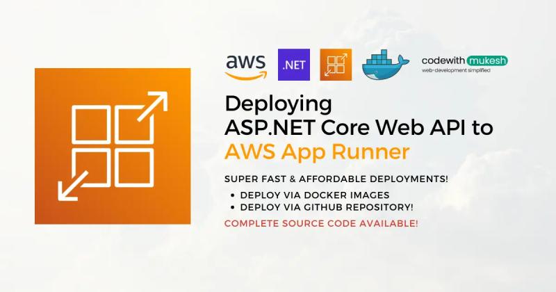 I wrote a new article about AWS App Runner and how to deploy an ASP.NET ... I wrote a new article about AWS App Runner and how to deploy an ASP.NET ...