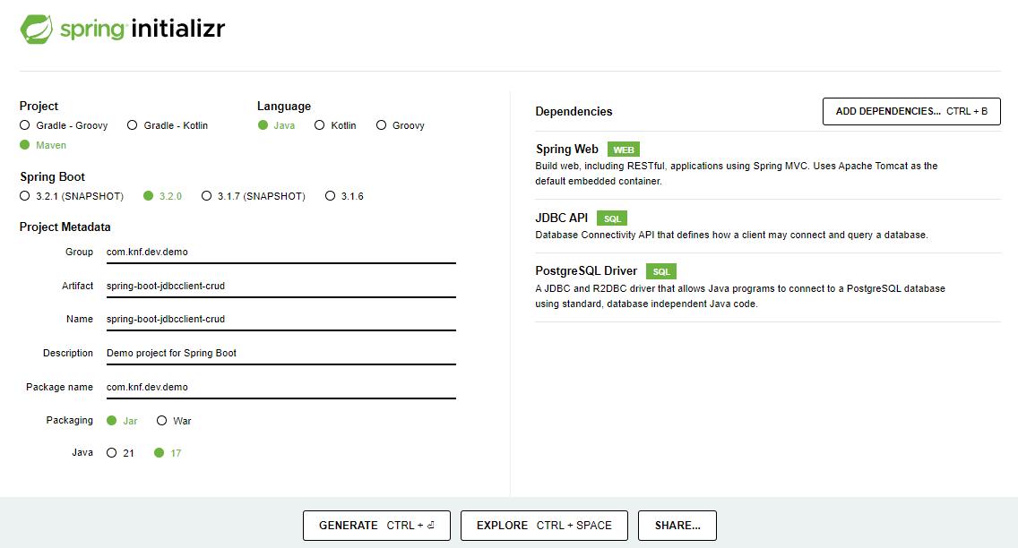 Sibin M. on LinkedIn: Spring Boot - JdbcClient CRUD Example Sibin M. on LinkedIn: Spring Boot - JdbcClient CRUD Example