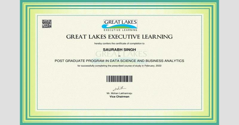 Saurabh Singh on LinkedIn: SAURABH SINGH successfully completed PGP ... Saurabh Singh on LinkedIn: SAURABH SINGH successfully completed PGP ...
