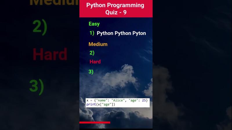 Kanthi Kiran Sirra on LinkedIn: Python Programming Quiz 9 # ... Kanthi Kiran Sirra on LinkedIn: Python Programming Quiz 9 # ...