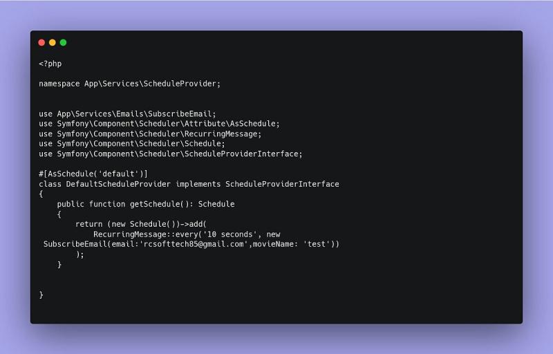 rahul chavan on LinkedIn: Task Scheduling with Symfony rahul chavan on LinkedIn: Task Scheduling with Symfony
