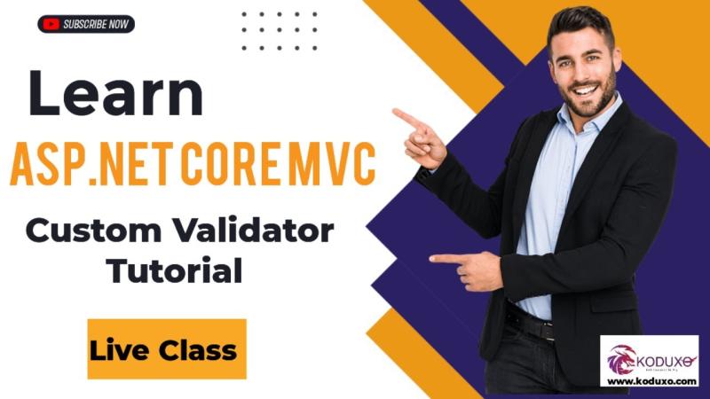 Satish Kumar on LinkedIn: Create Custom Validators in ASP.NET Core MVC ... Satish Kumar on LinkedIn: Create Custom Validators in ASP.NET Core MVC ...